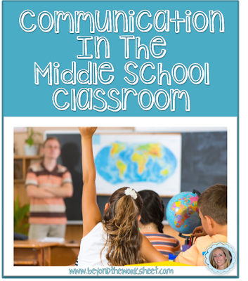 Communication in the Middle School Classroom - Lindsay Perro